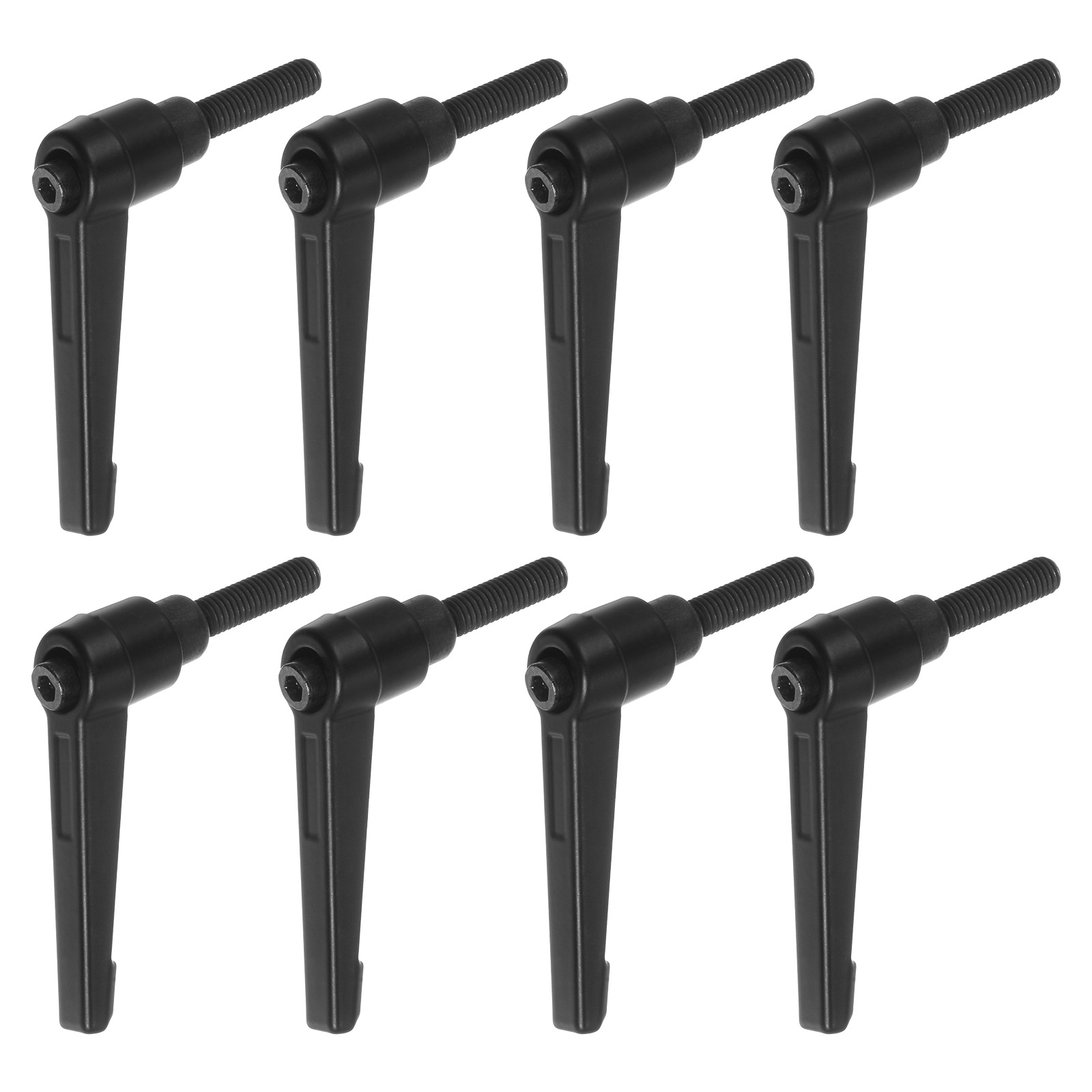 Uxcell 8 Pack M6 x 20mm Male Threaded Stud Adjustable Clamping Lever ...