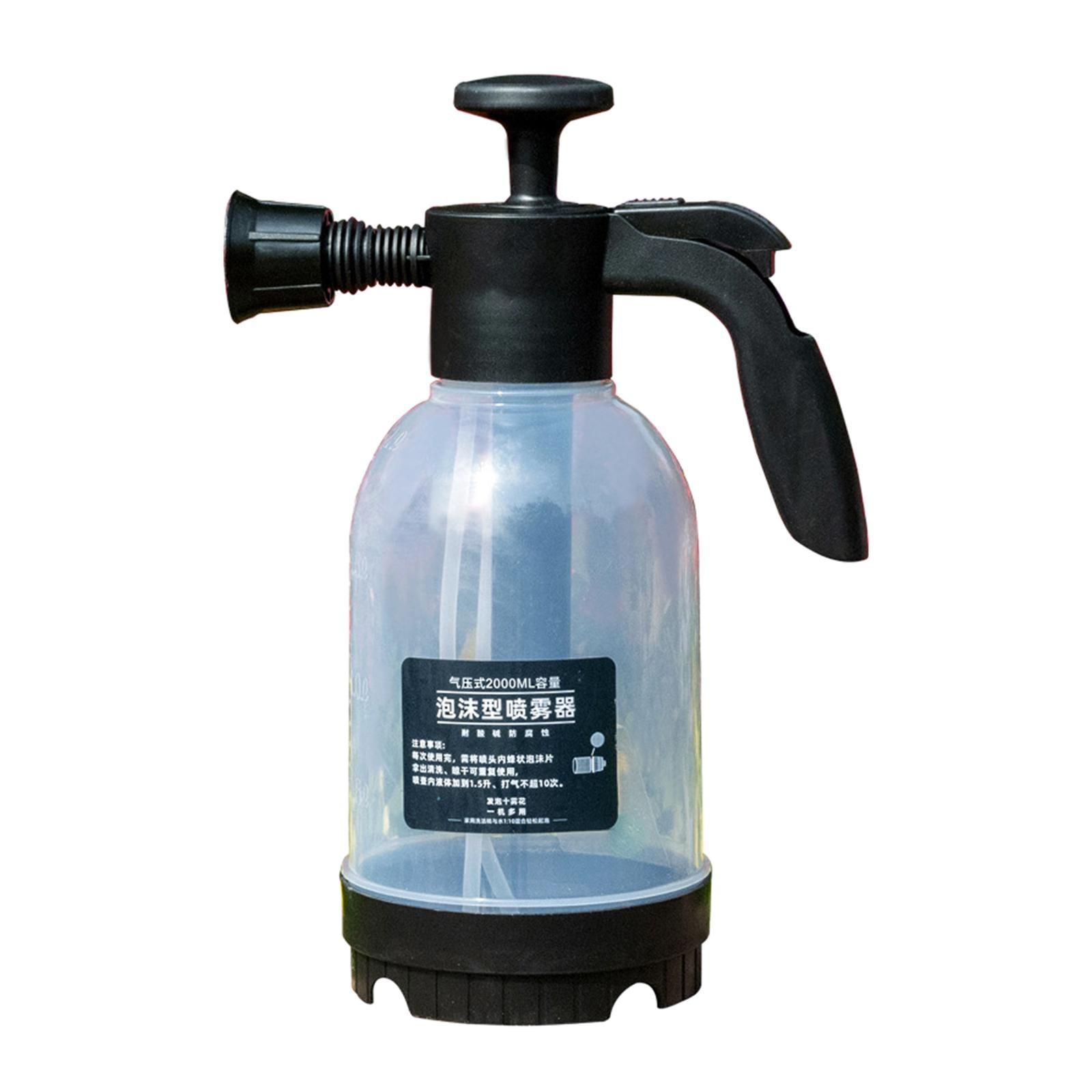 Handheld Garden Pump Sprayer, 2.0L Lawn & Garden Pressure Water Sprayer ...