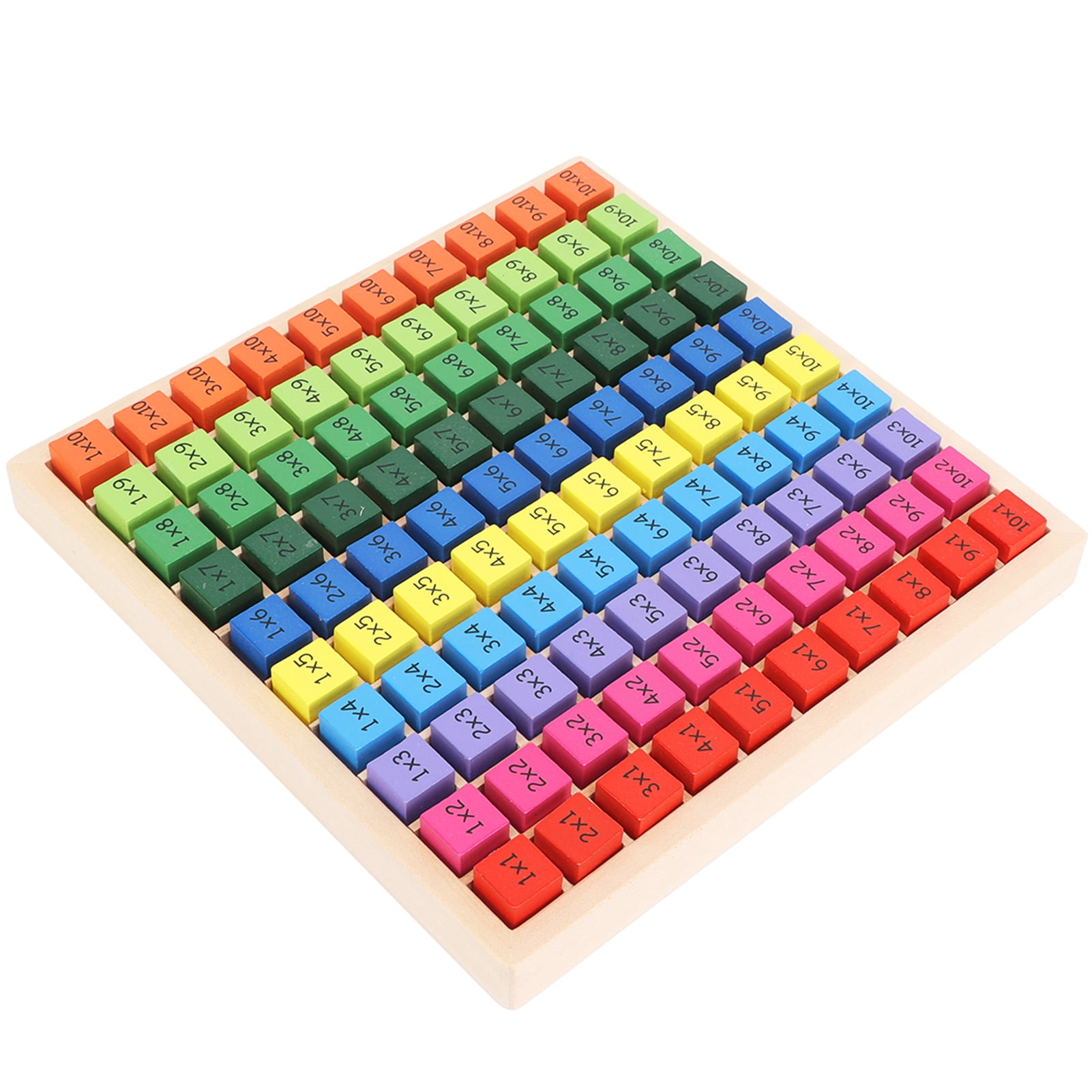 Tablero de tabla de multiplicar de madera, tablero de multiplicar de ...