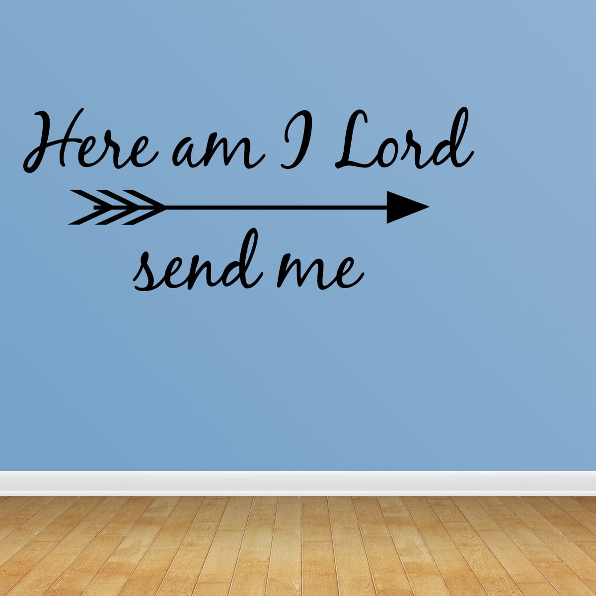 Empresal Here Am I Lord Send Me Bible Verse Scripture Decor Black 28 ...