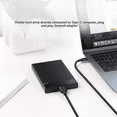 USB Type-C to Micro-B Convert Cable Data Cord for External HDD SSD Hard ...