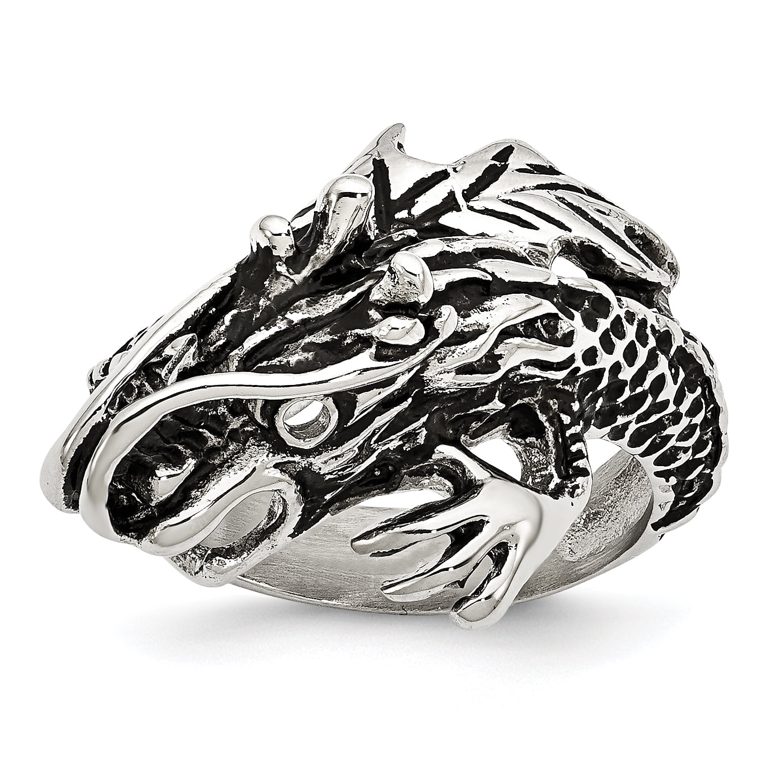 Stainless Steel Antiqued Dragon Ring Size 8 | Walmart Canada