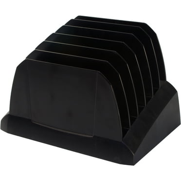 Storex Quick Stack 3-Slot Construction Paper Sorter, Black, 1-Count ...