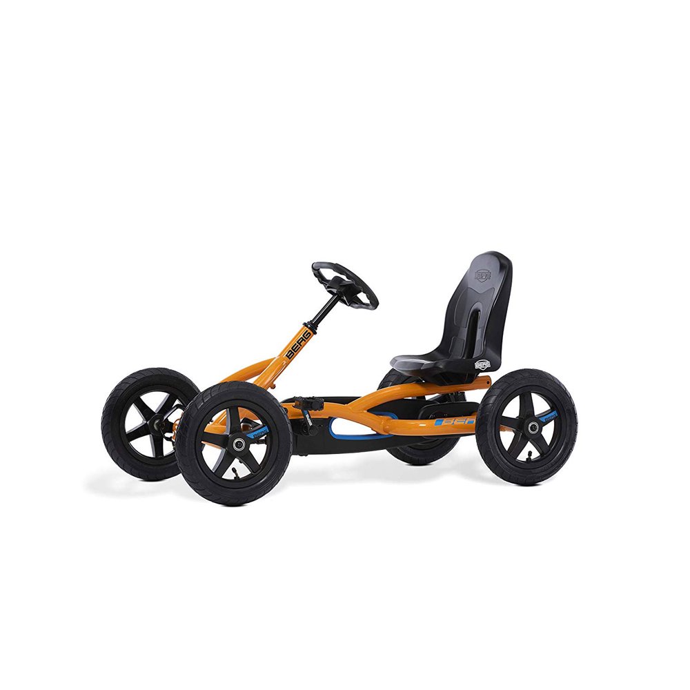 BERG Toys Buddy Kids Toddler Safe Pedal 4 Wheel Go Kart Toy, Orange ...