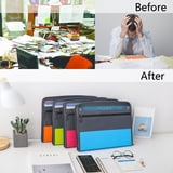 TRANBO, Expanding File Folder, 13 Pockets with Zipper Closure, Blue ...