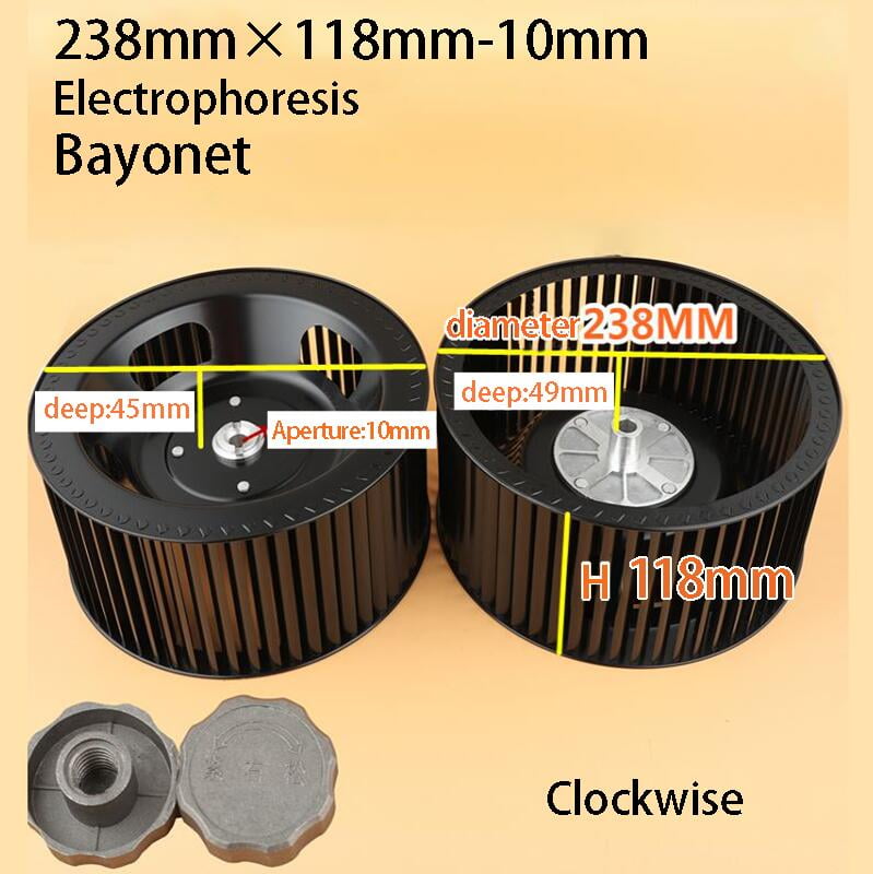 High pressure centrifugal wind wheel plastic wind wheel for Multi ...