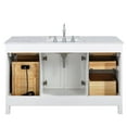 Design Element Valentino 54" Single Sink Vanity in White - Walmart.com