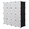 Winado Portable Closets, 16 Cube DIY Wardrobe Clothes Storage Organzier ...