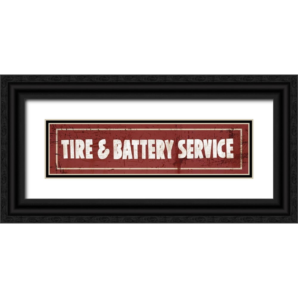 Murdock, Ramona 18x8 Black Ornate Wood Framed with Double Matting ...