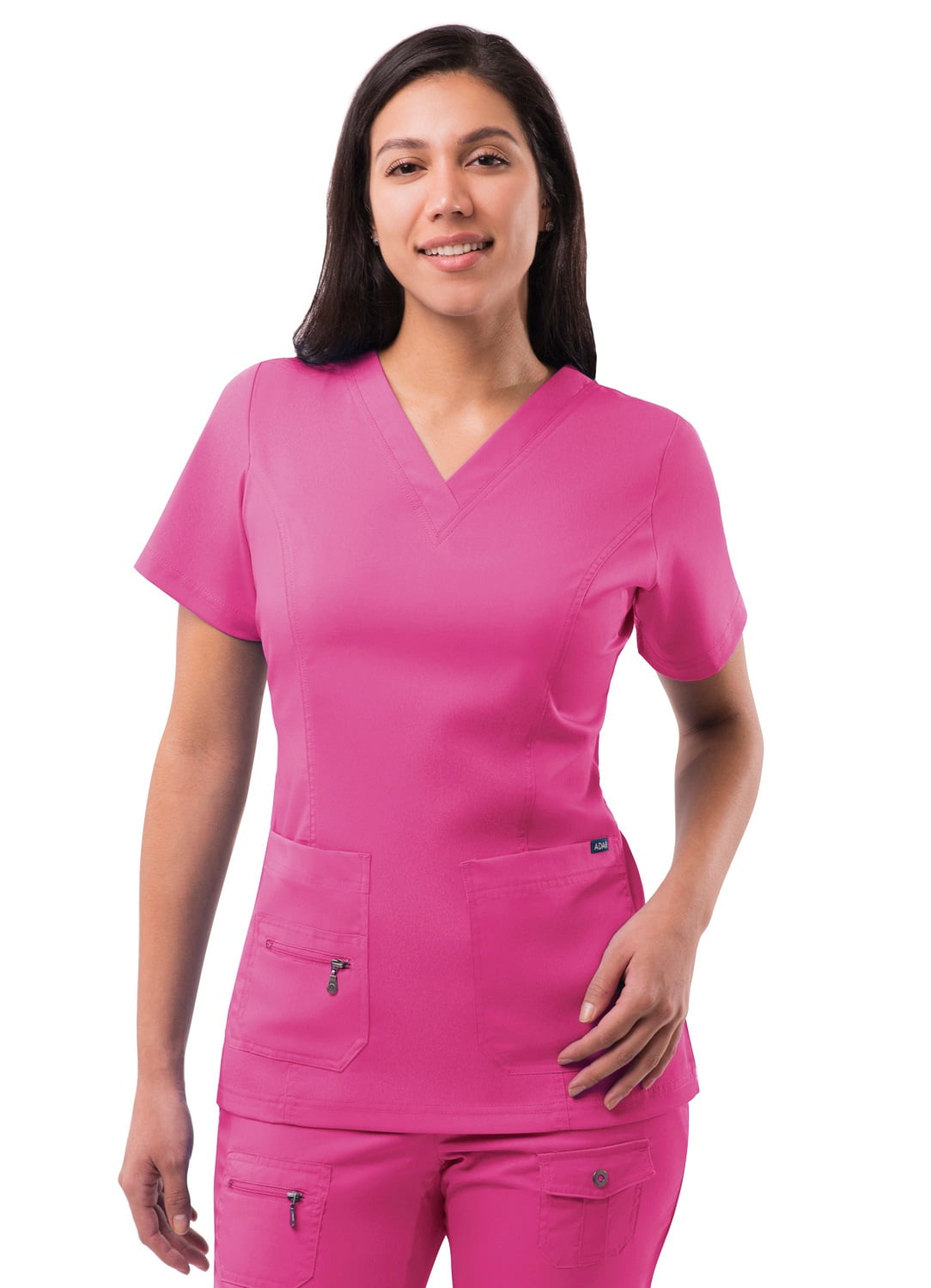 Adar Pro Scrubs For Women - Elevated V-Neck Scrub Top - Walmart.com