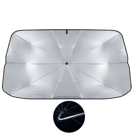 Trayknick Sun Shade Umbrella Foldable UV Resistant Titanium Silver ...