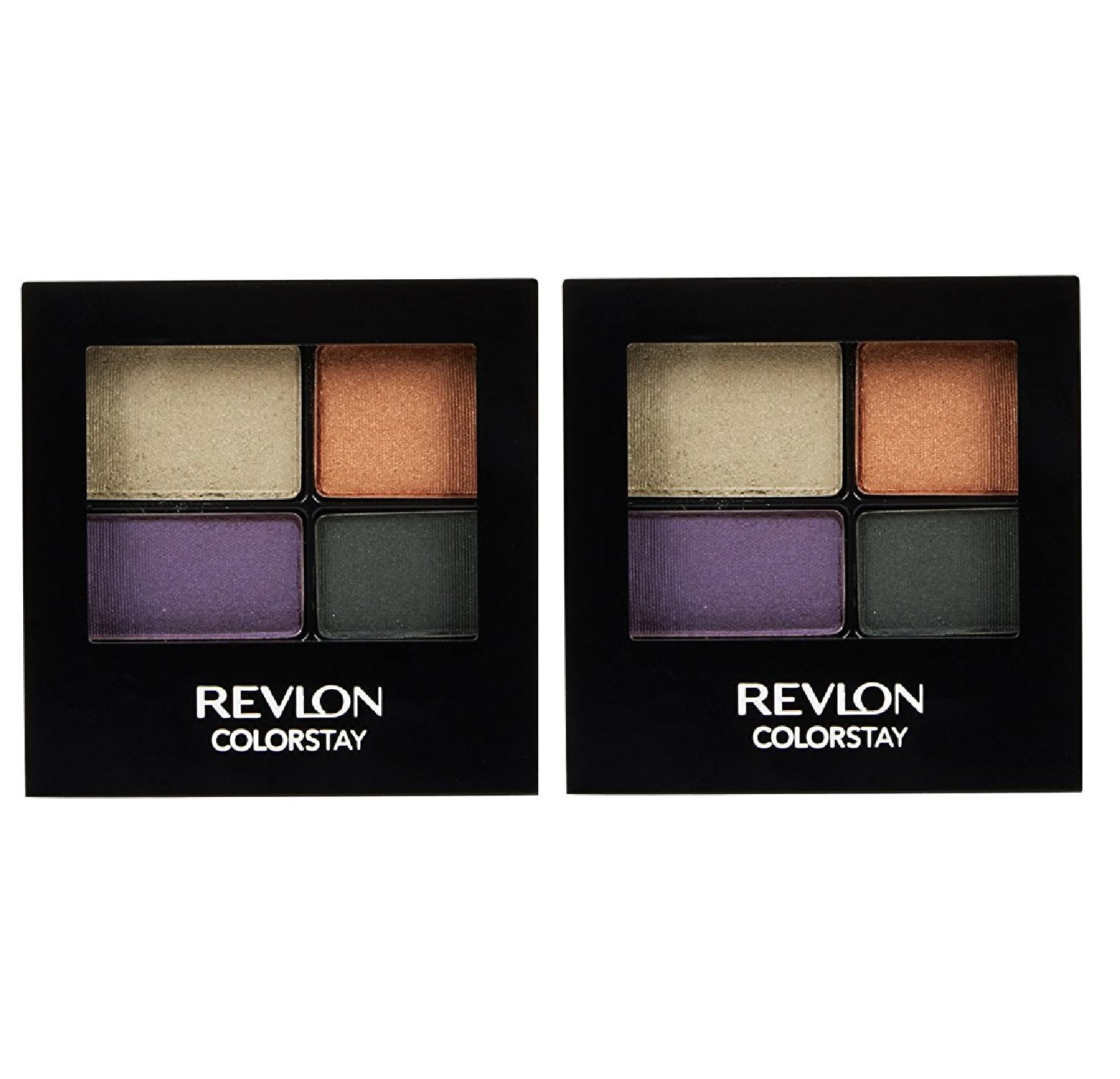 Revlon Colorstay 16 Hour Eye Shadow Quad, #503 Flirtatious (Pack of 2 ...