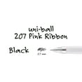 Uniball 207 Pink Ribbon Retractable Gel Pens, Medium Point (0.7mm ...
