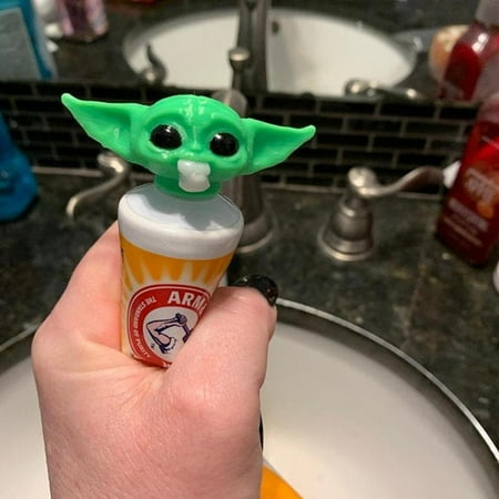 Toothpaste Topper 3d Print Yoda Toothpaste Topper Baby Closing ...