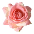 mdesiwst Artificial Rose Flower Head Soft 1.5" Real Touch Small Fake ...