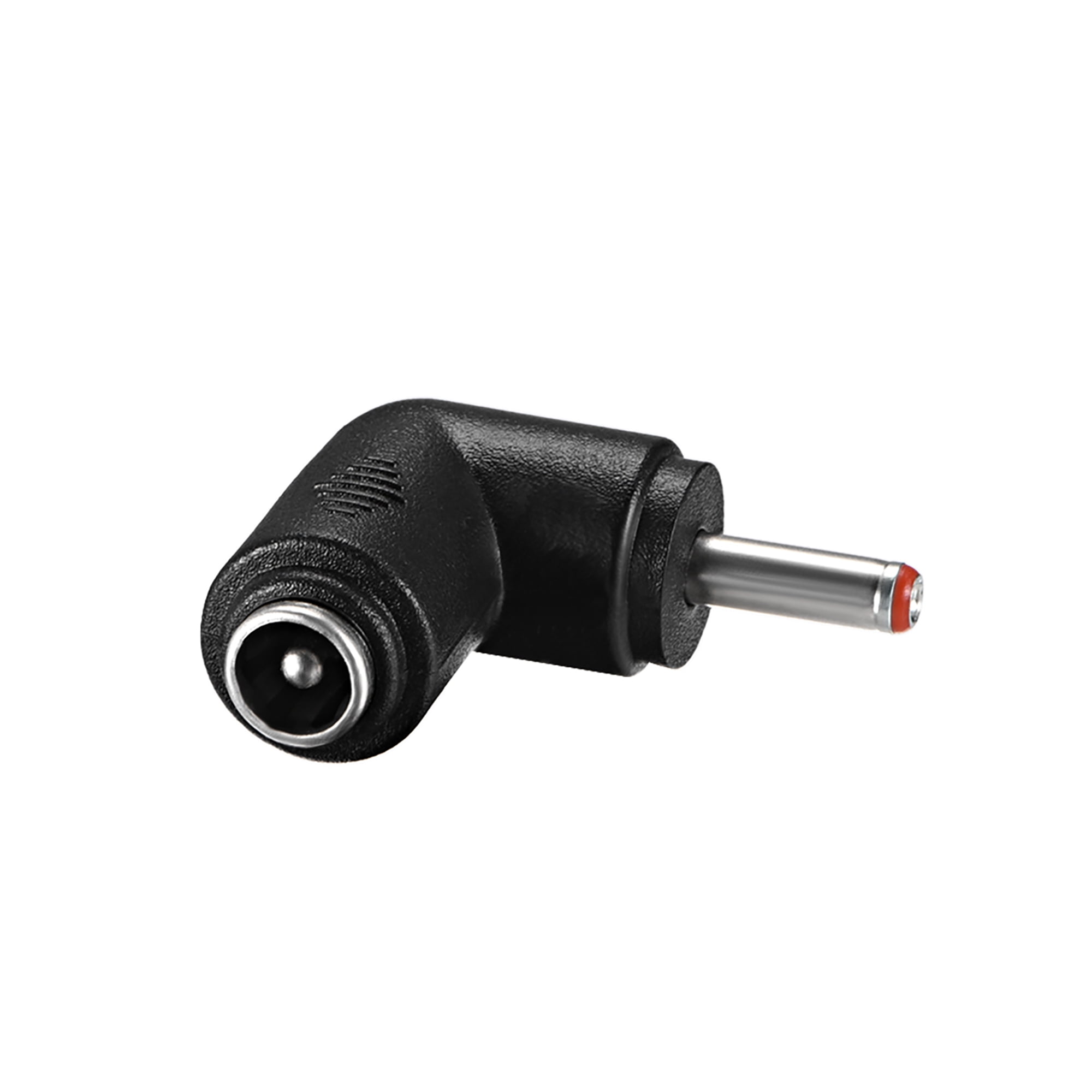 DC Power Connector 90 Degree Right Angle 5.5mm x 2.1mm Female to 3.5mm ...