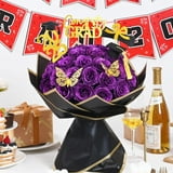 Waipfaru Graduation Gifts for Her,2025 Graduation Flower Gift,36 Pcs ...