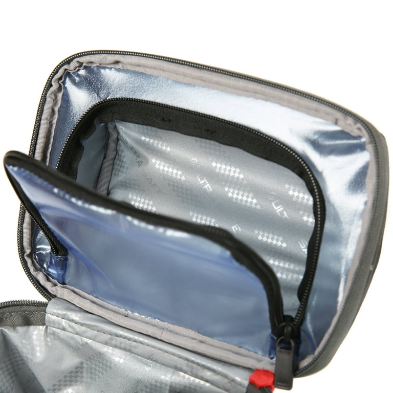 Arctic Zone Expandable Lunch Box with Ice Pack, Black/Gray Arctic Zone Expandable Lunch Box with Ice Pack, Black/Gray