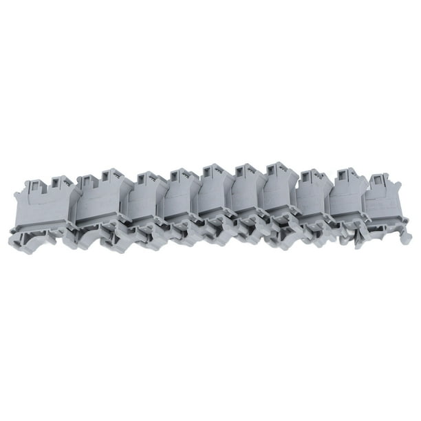 DIN Rail Mount Terminals, Flame Retardant Impact Screw Type Terminal Block 76A 800V Insulated ...