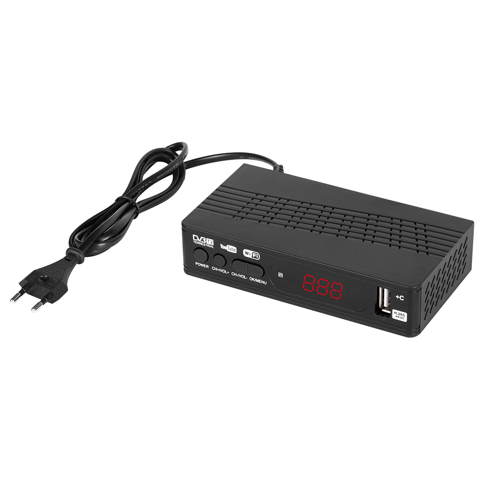 Box Converter DVB-T2 H.265 IPTV Set Top Box Video Display Receptor ...