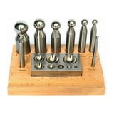 stalwart dapping set with wood stand, 10-piece - Walmart.com