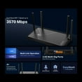 Dual-Band BE3600 Wi-Fi 7 Router | Quad Transmission | 2×2.5G + 3×1G ...
