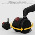 NEXAVKPR Universals Office Chair Wheel Caster Trolley Rollers Heavy ...