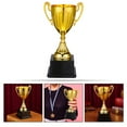 Plastic Prize Trophy for Decoration Design with Exquisite Statue 2Pcs ...