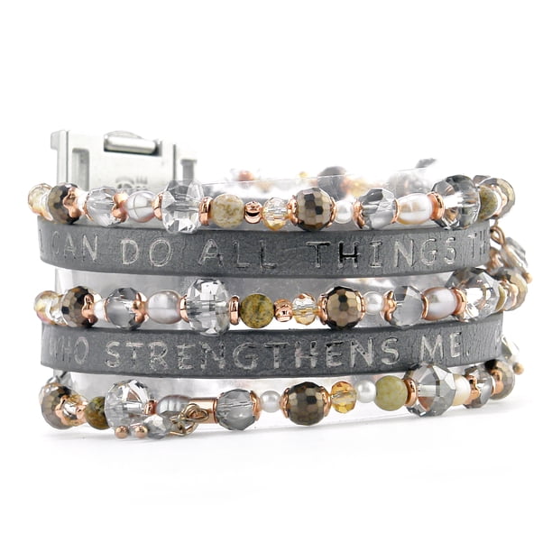 Good Works Philippians 4:13 Bible Verse Bracelet - Walmart.com
