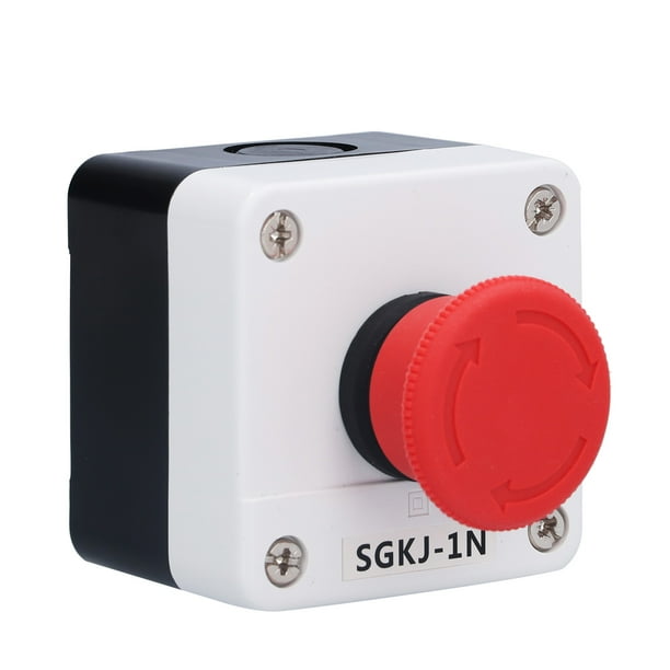 Emergency Stop Push Button Station, SGKJ-1N ABS Shell Waterproof ...
