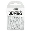 JAM Jumbo Paper Clips, Dark Blue, 75/Pack, Large - Walmart.com