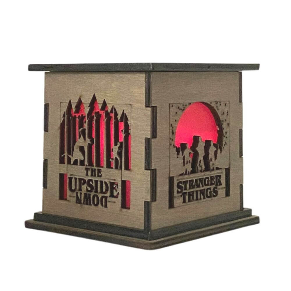 Stranger Things Light Box | Wooden Lantern | Fantasy Night Light ...