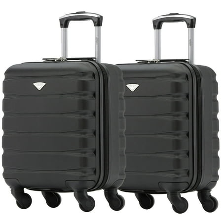 4 Wheel hard case cabin carry on hand luggage 100+ airline approved ...
