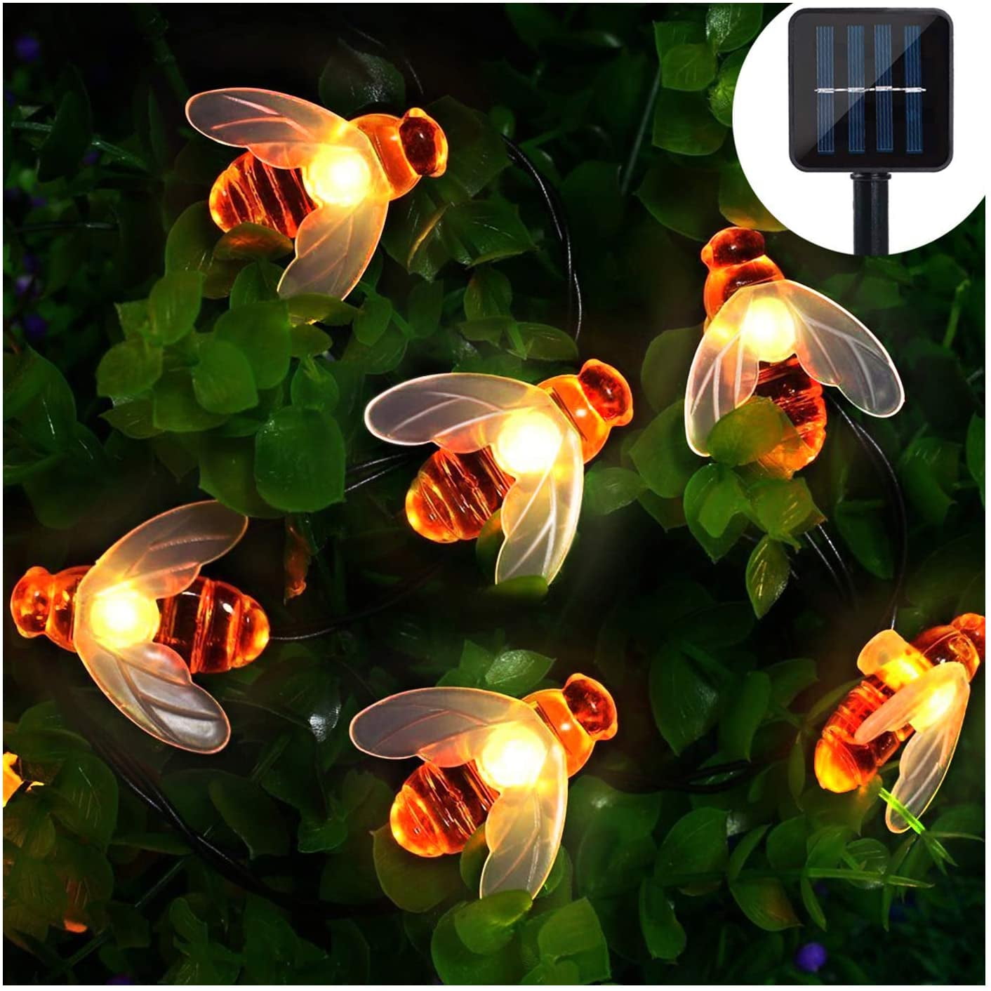 Click here for Rongmo Solar Bee Lights Outdoor Garden Decor Led S... prices