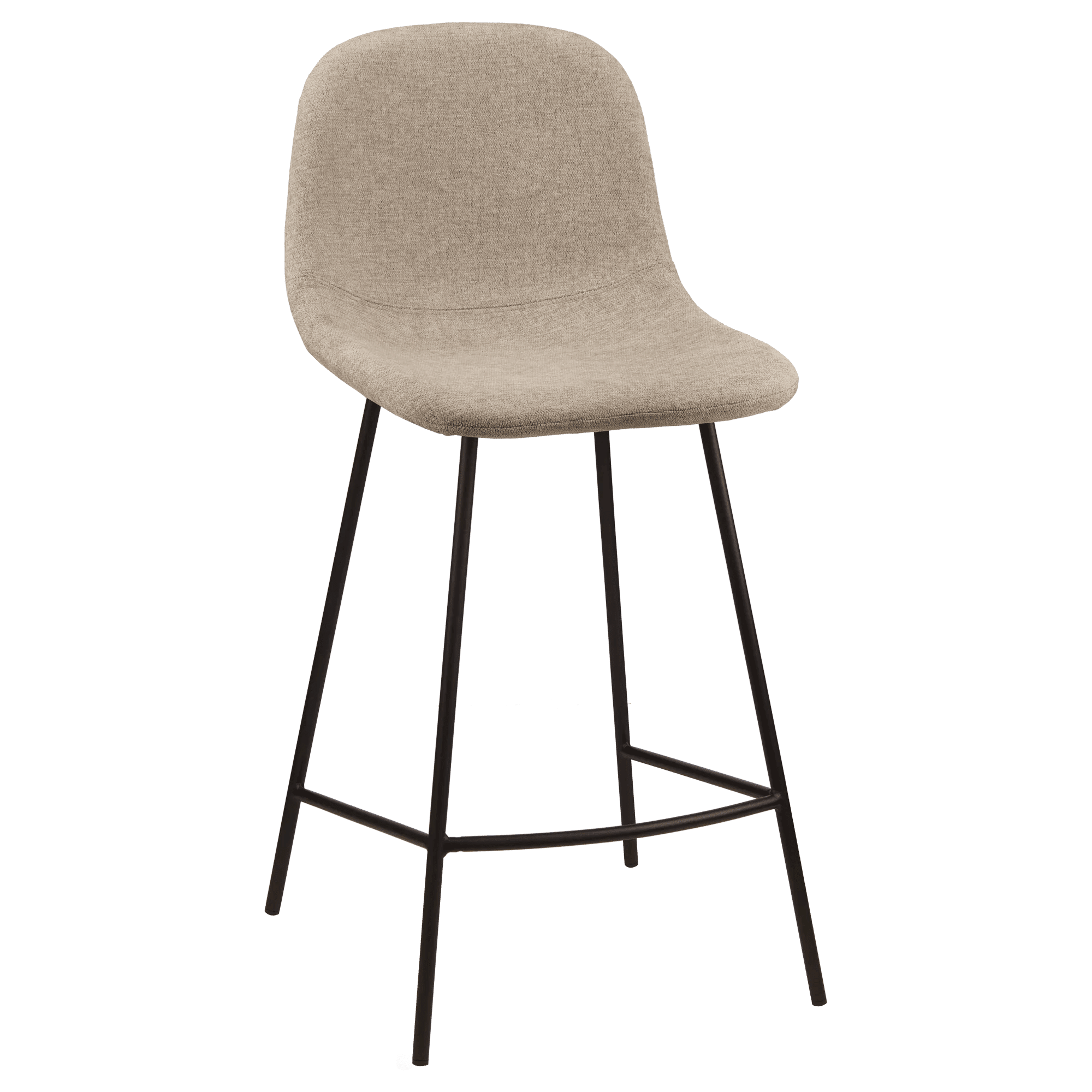 Click here for Bouclair Beige Fabric And Metal Bar Stool prices