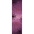 SAFAVIEH Soho Fiesta Celebration Wool Area Rug, Purple, 6' x 6' Round ...