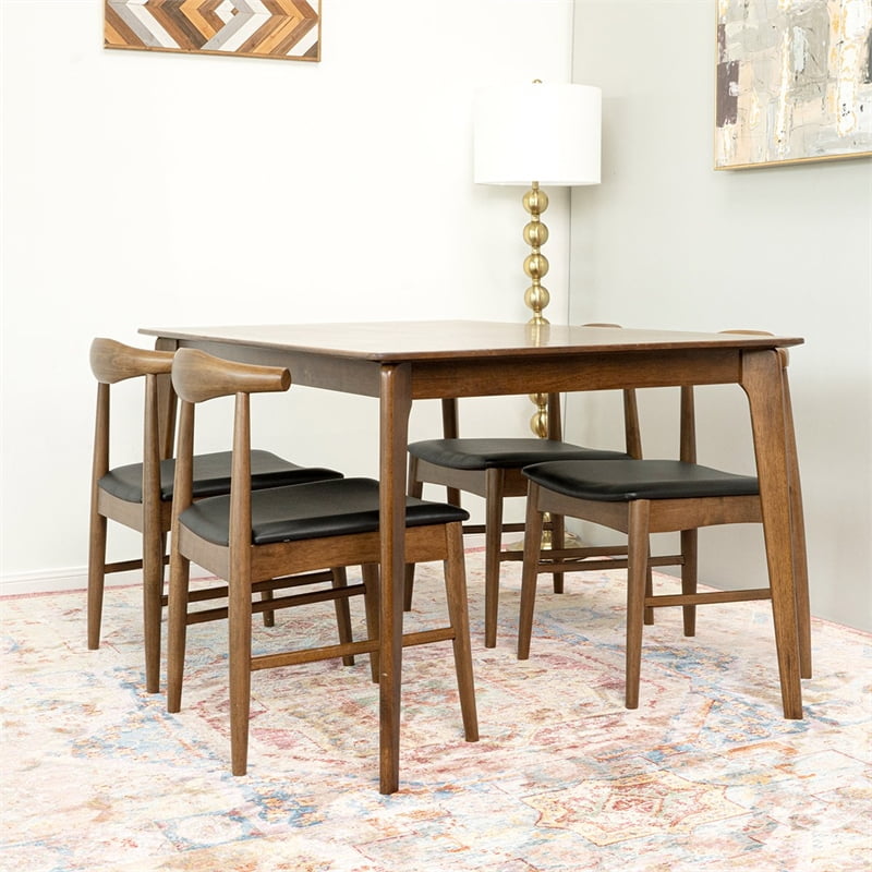 Buy Mel Mid Century Modern Dining Room Table Set for 4 Online at Lowest Price in India. 150128355