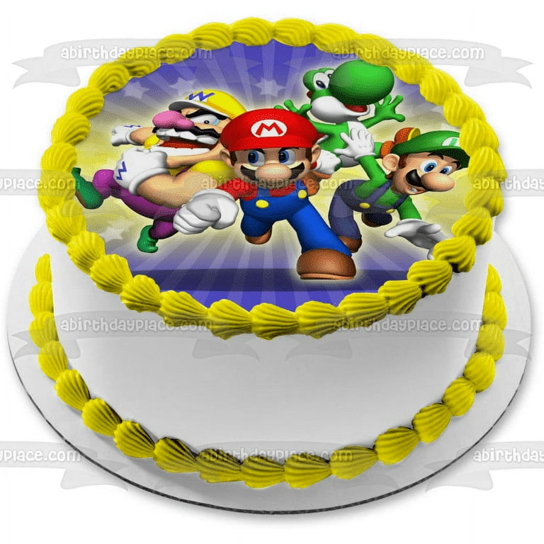 Super Mario Bros Cake Toppers