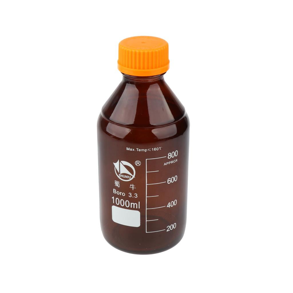 Botella de reactivo de laboratorio Vidrio de borosilicato con ...