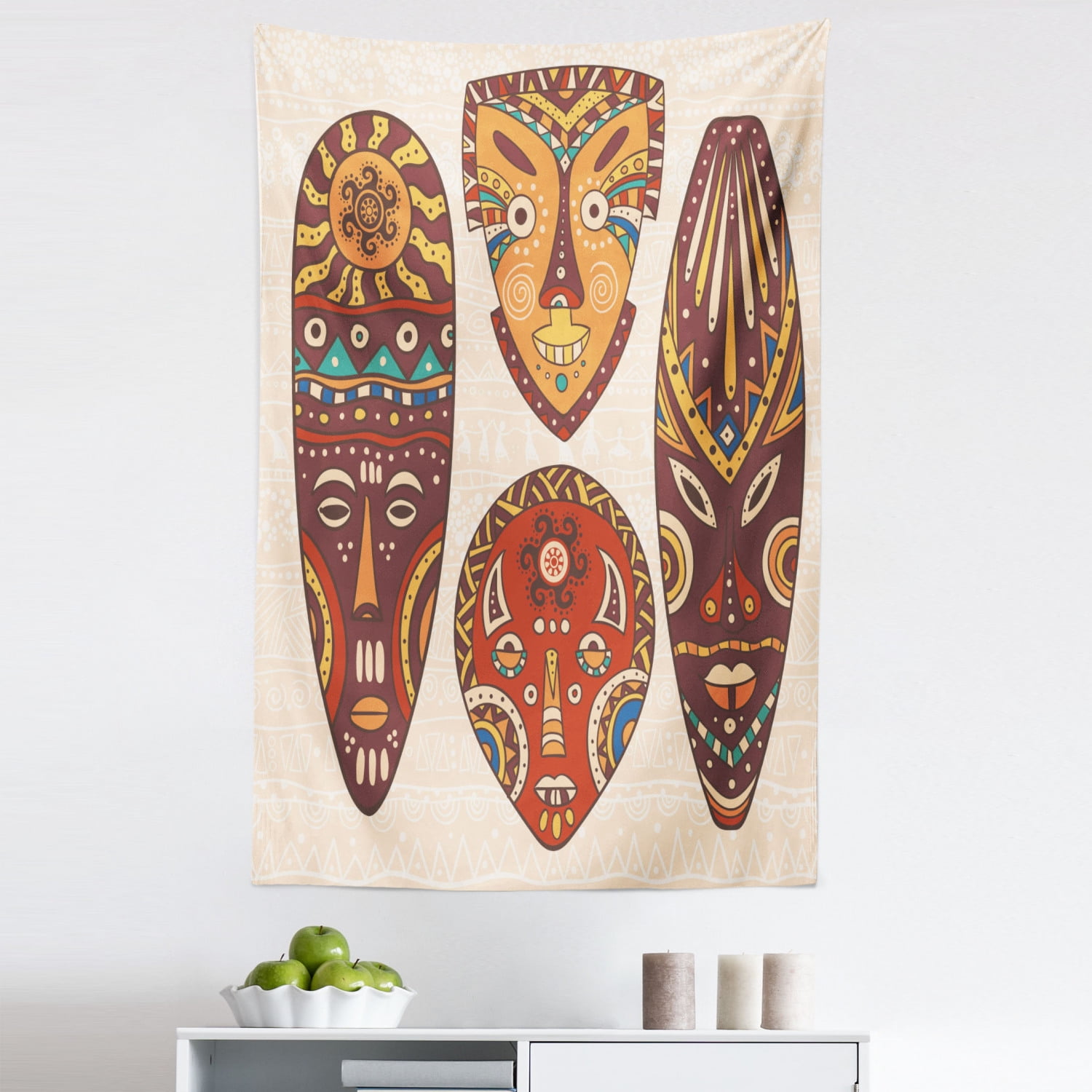 Tiki Bar Tapestry, Designs Aborigine Art Patterns Cultural Hawaiian ...