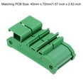 Uxcell DIN Rail Mount Carrier for 40mm x 72mm PCB, Housing, Bracket ...