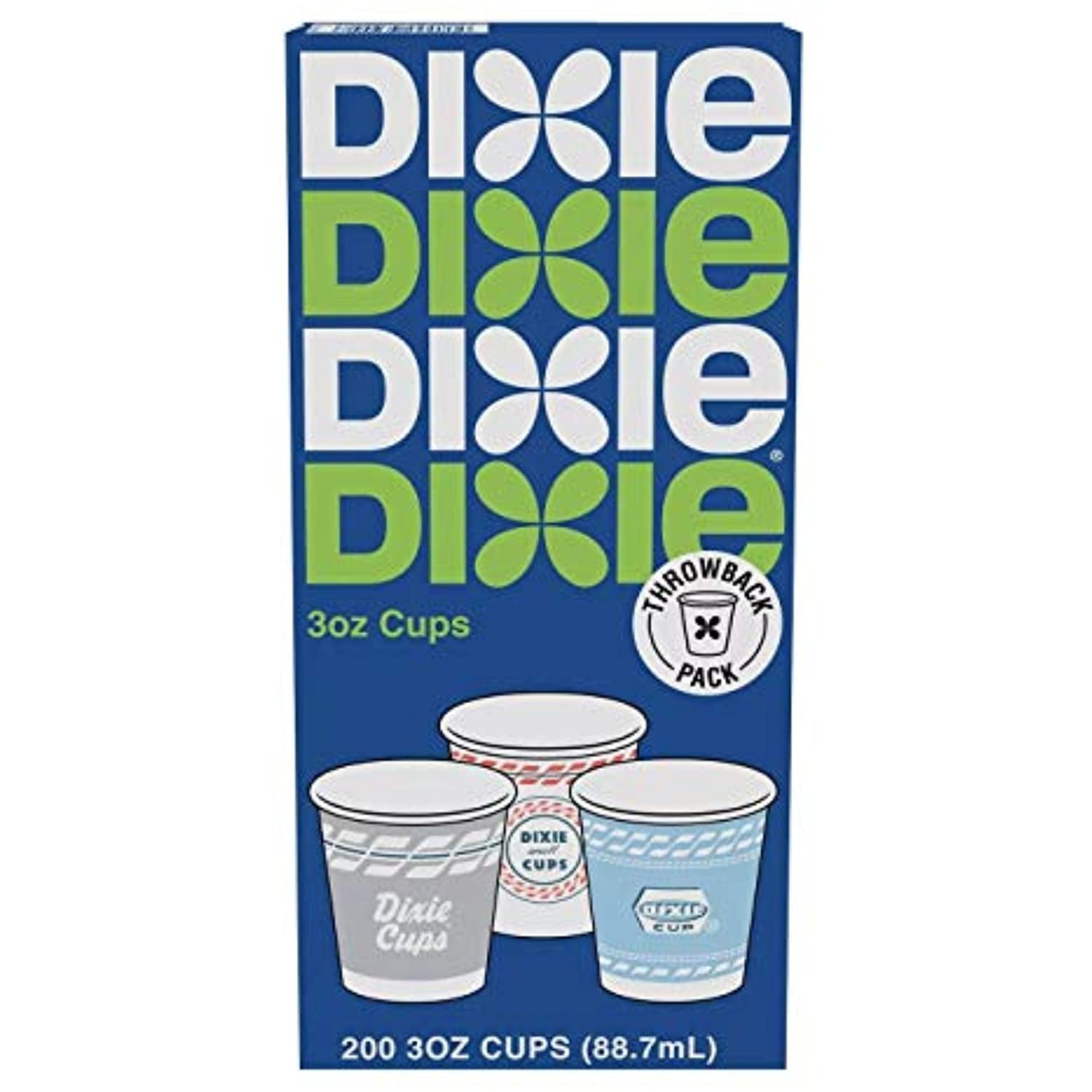 Dixie Cups - 3 Ounce 200 Count - Designs Vary - Walmart.com