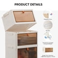 edx Stackable Storage Bins with Lids and Wheels, 4 Pack, 92QT ...
