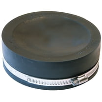 Fernco 6 In. Flexible Slip PVC Cap PQC-106 for Pipe & Plumbing Fittings ...