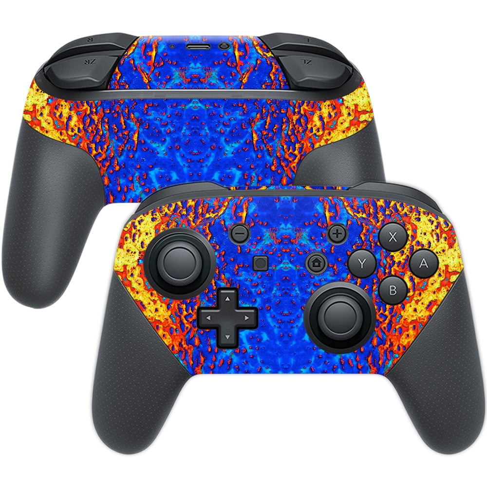Skin Decal Wrap Compatible With Nintendo Switch Pro Controller Melting ...