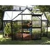 Exaco Junior Victorian 79 Square Foot Greenhouse - Black - Walmart.com