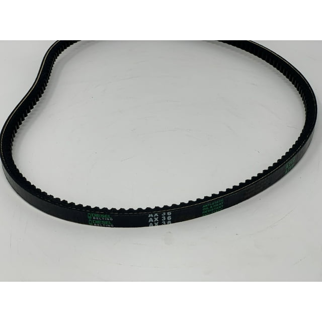 AX36 Classic Cogged V-Belt 1/2 x 38in Outside Circumference - Walmart.com