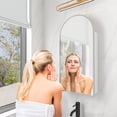 Bathroom Medicine Cabinet with Mirror, Surface Mount, Left or Right ...