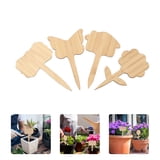 MLINS 40 Pcs Plant Marker Bamboo Sticks Seed Seeds Label Stakes for ...