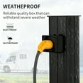 30Amp RV Power Outlet Box,NEMA TT-30R Receptacle 125Volt,Outdoor ...